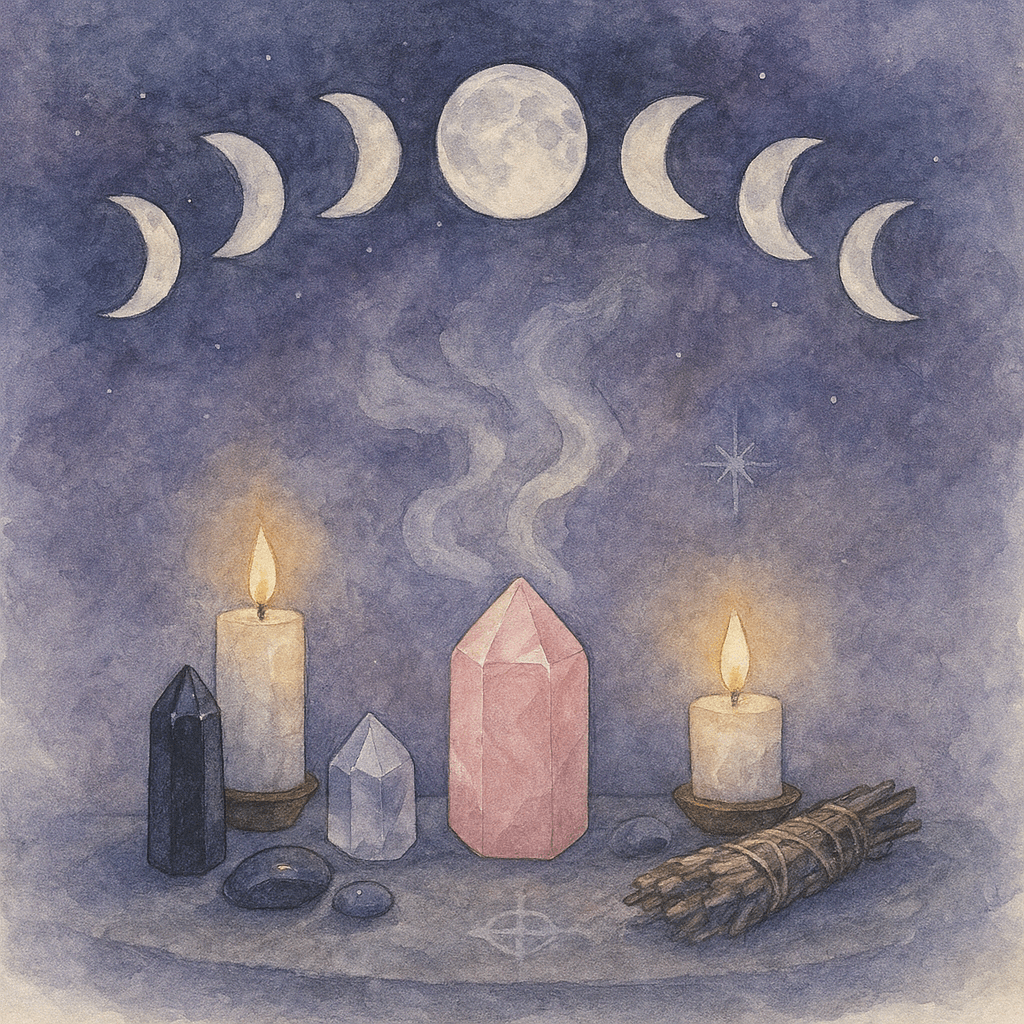 Mėnulio fazės: Jo magijos galia, ritualų ir kristalų energija – Holy ...