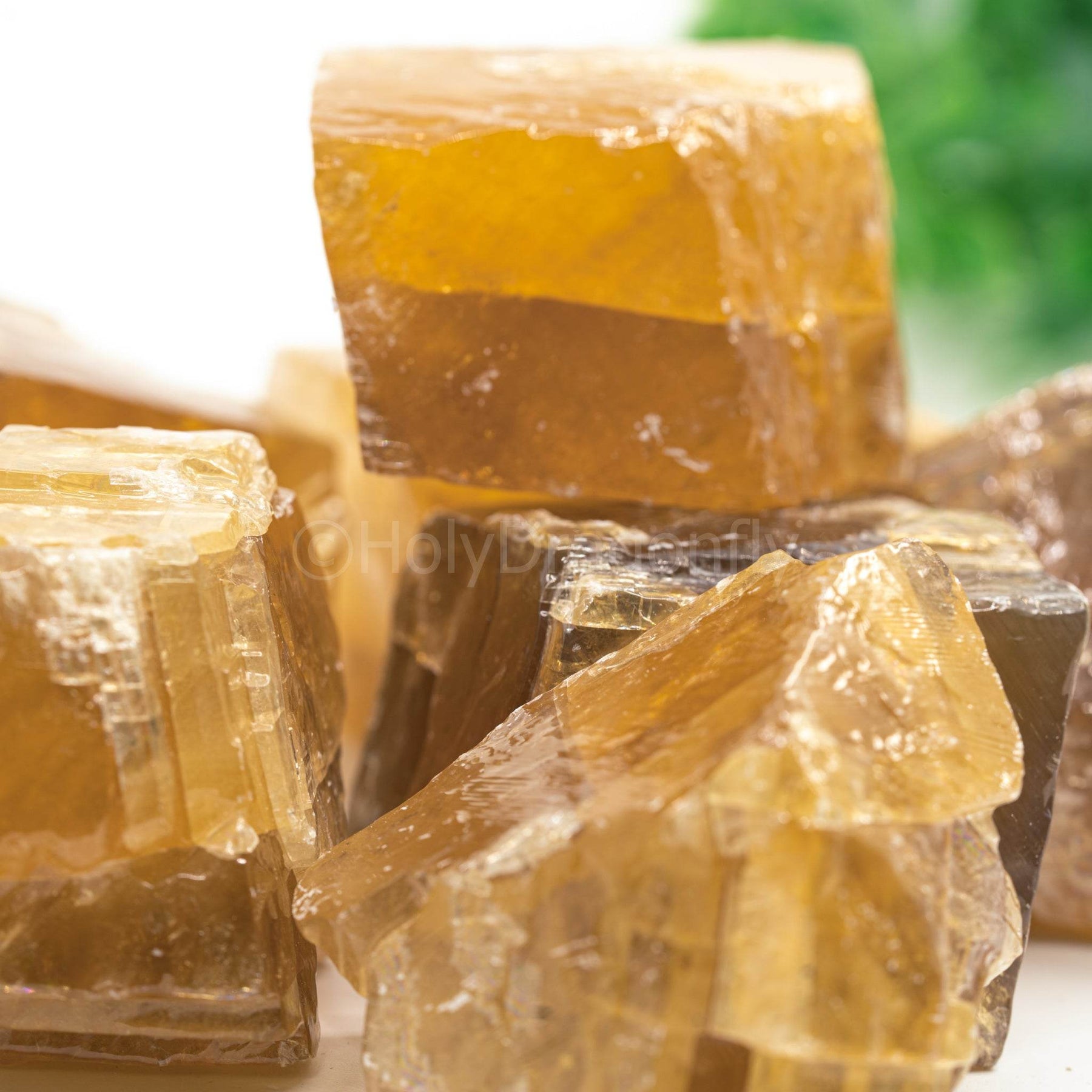 Geltonas/Auksinis Kalcitas Magiškas Kristalas - Holy Dragonfly