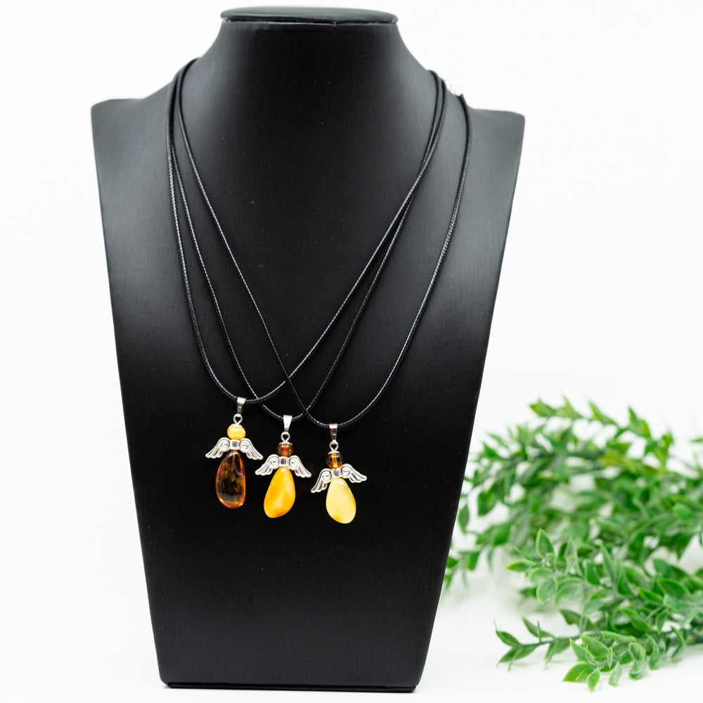 Gintaro Pakabukas "Angeliukas" Baltijos Kristalas - Holy Dragonfly