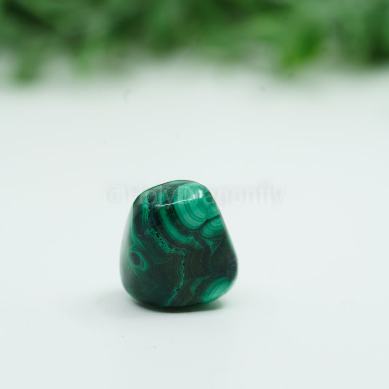 Malachitas natūralus magiškas akmuo - Holy Dragonfly