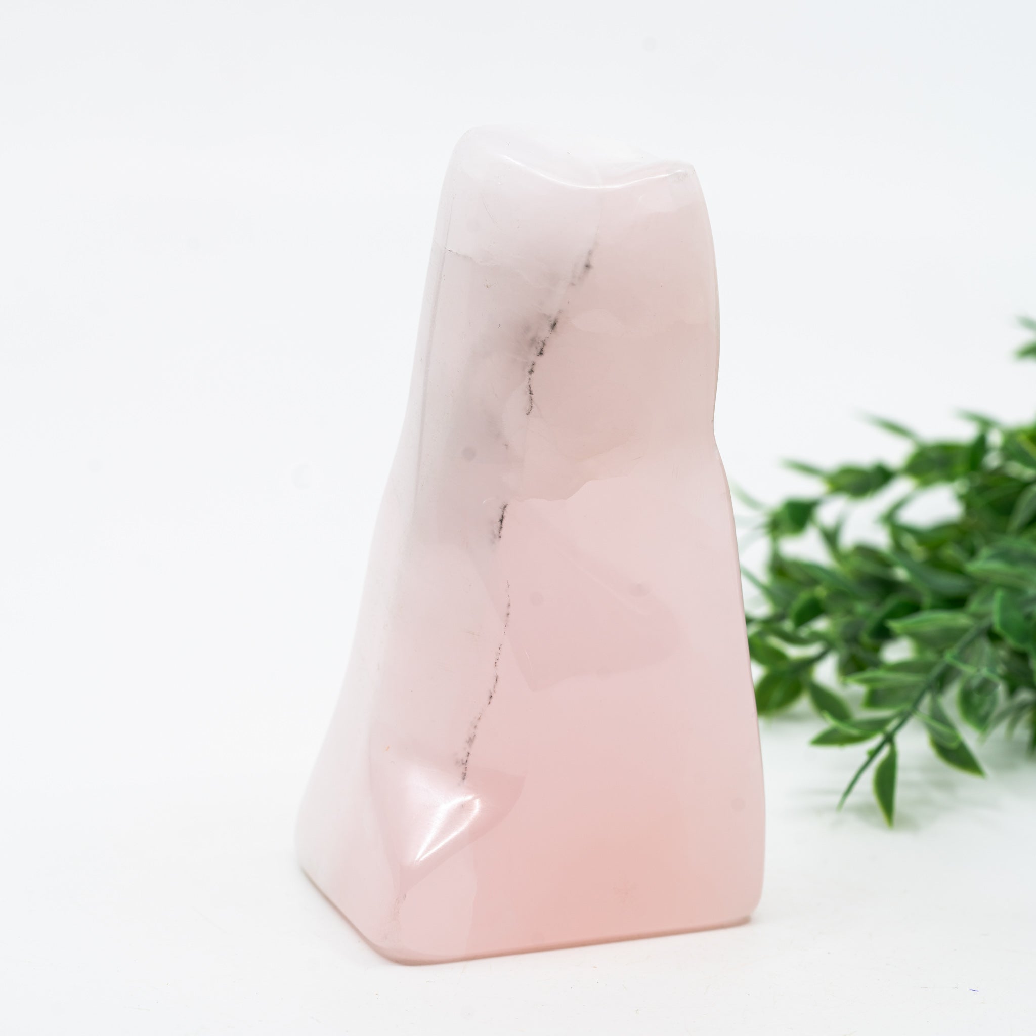 Mangano kalcitas meilės kristalas 506 g. - Holy Dragonfly