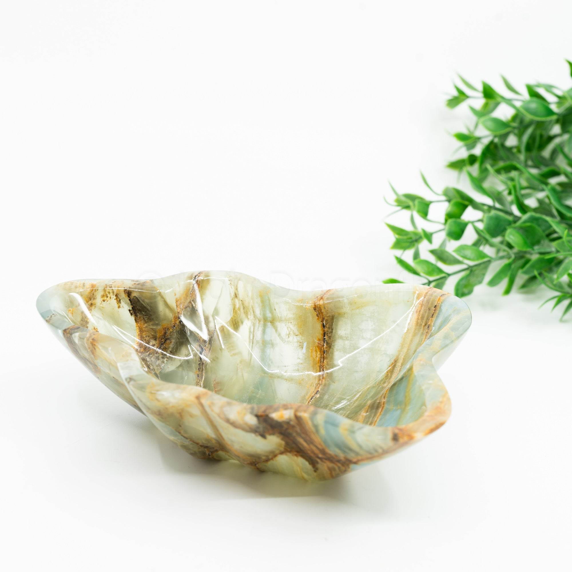 Mėlynas Oniksas dubenėlis 337gr - Holy Dragonfly