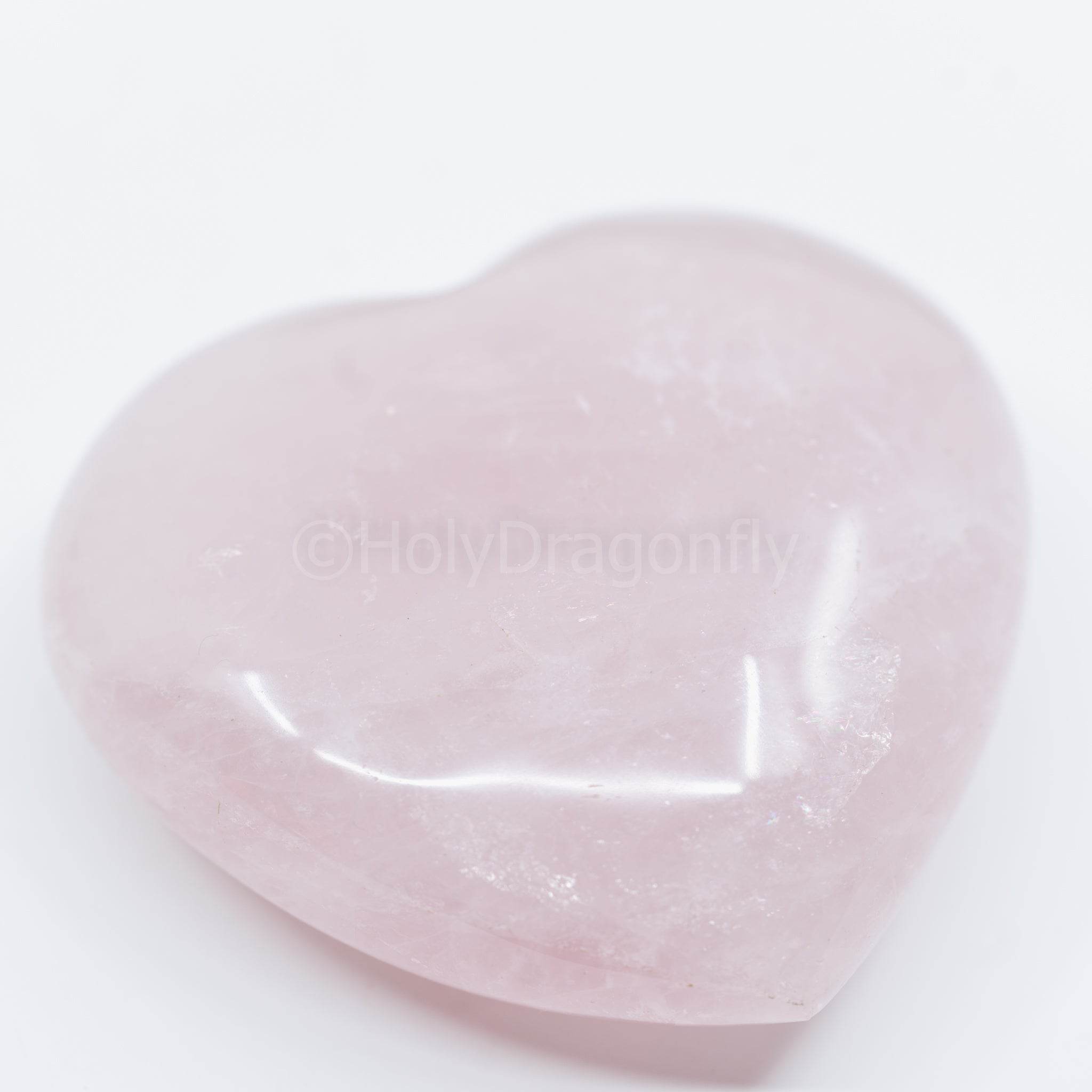 Magiškas Rožinio Kvarco Širdelė (300-400gr) - Holy Dragonfly