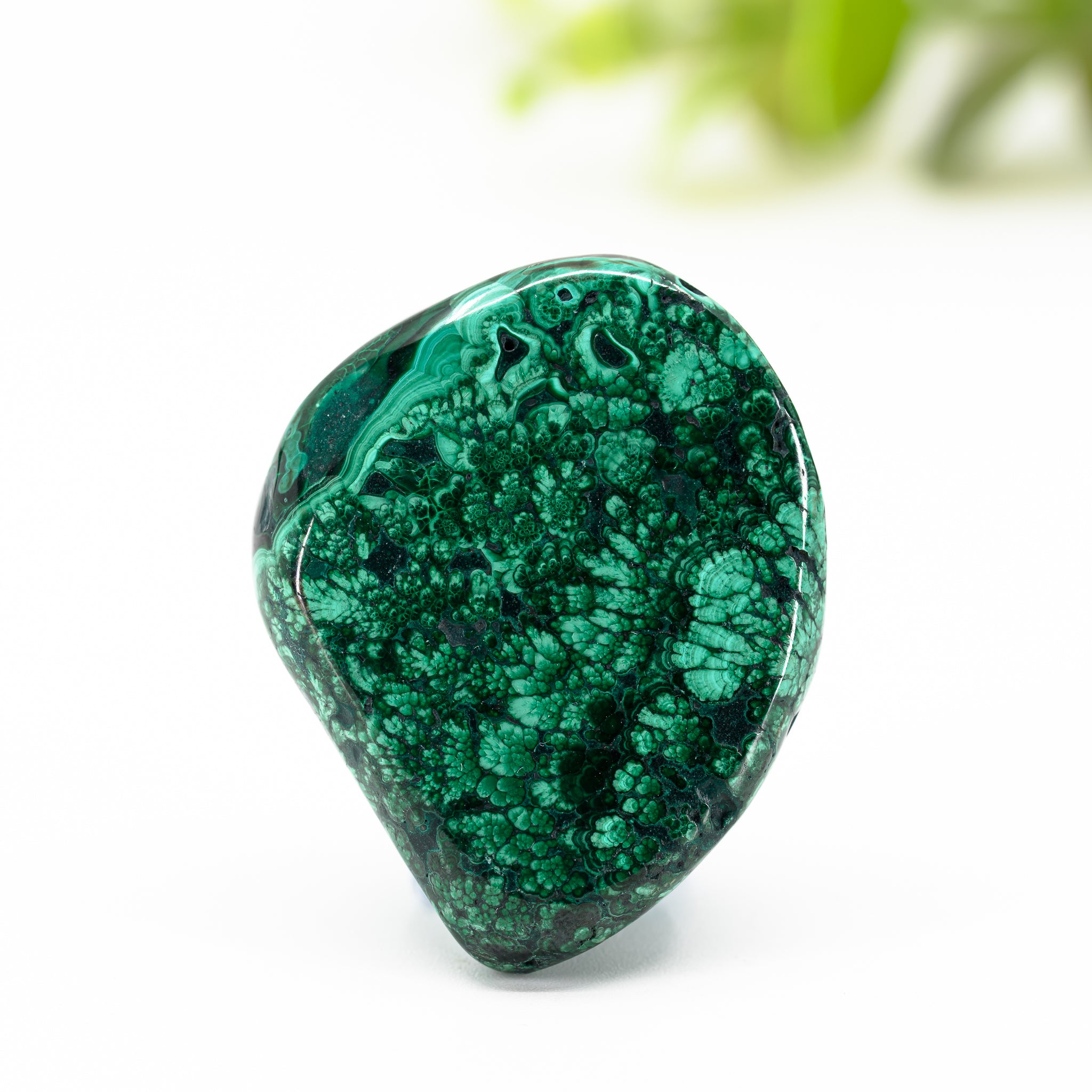 Malachitas natūralus magiškas akmuo - Holy Dragonfly