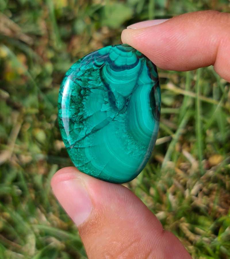 Malachitas natūralus magiškas akmuo (EXTRA )- Holy Dragonfly