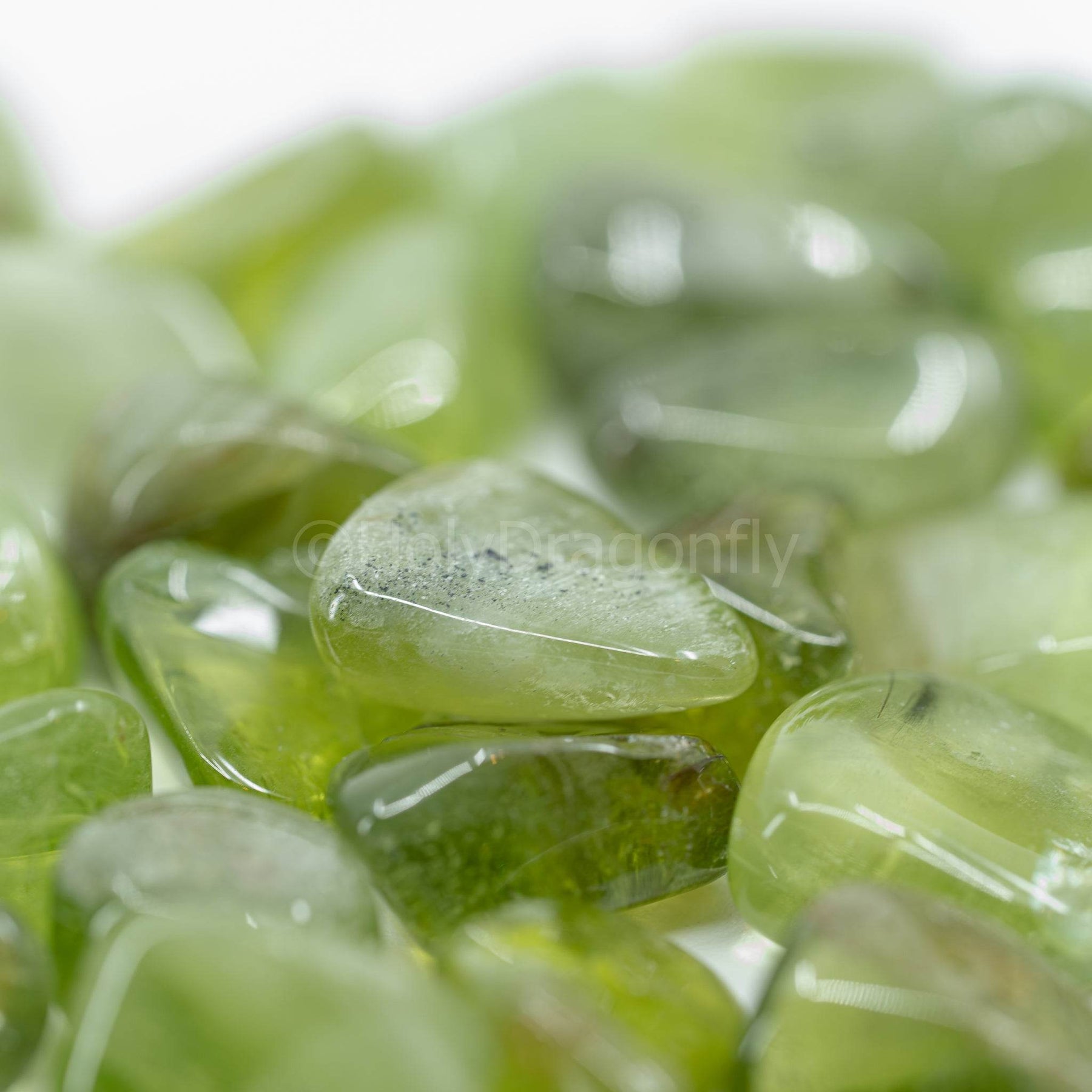 Peridotas/Chrizolitas Magiškas Pinigų Kristalas - Holy Dragonfly