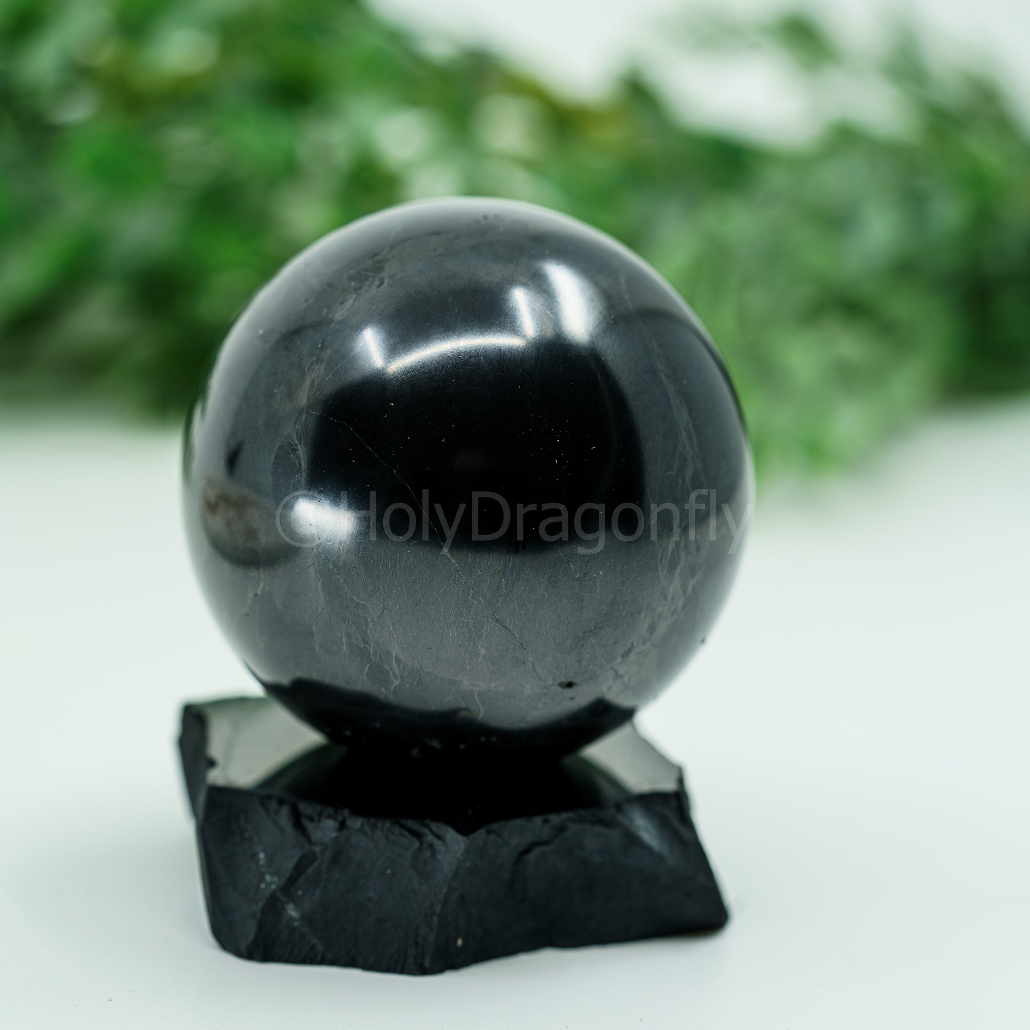 Šungitas - Rutulys Gydomasis Šungos akmuo - Holy Dragonfly