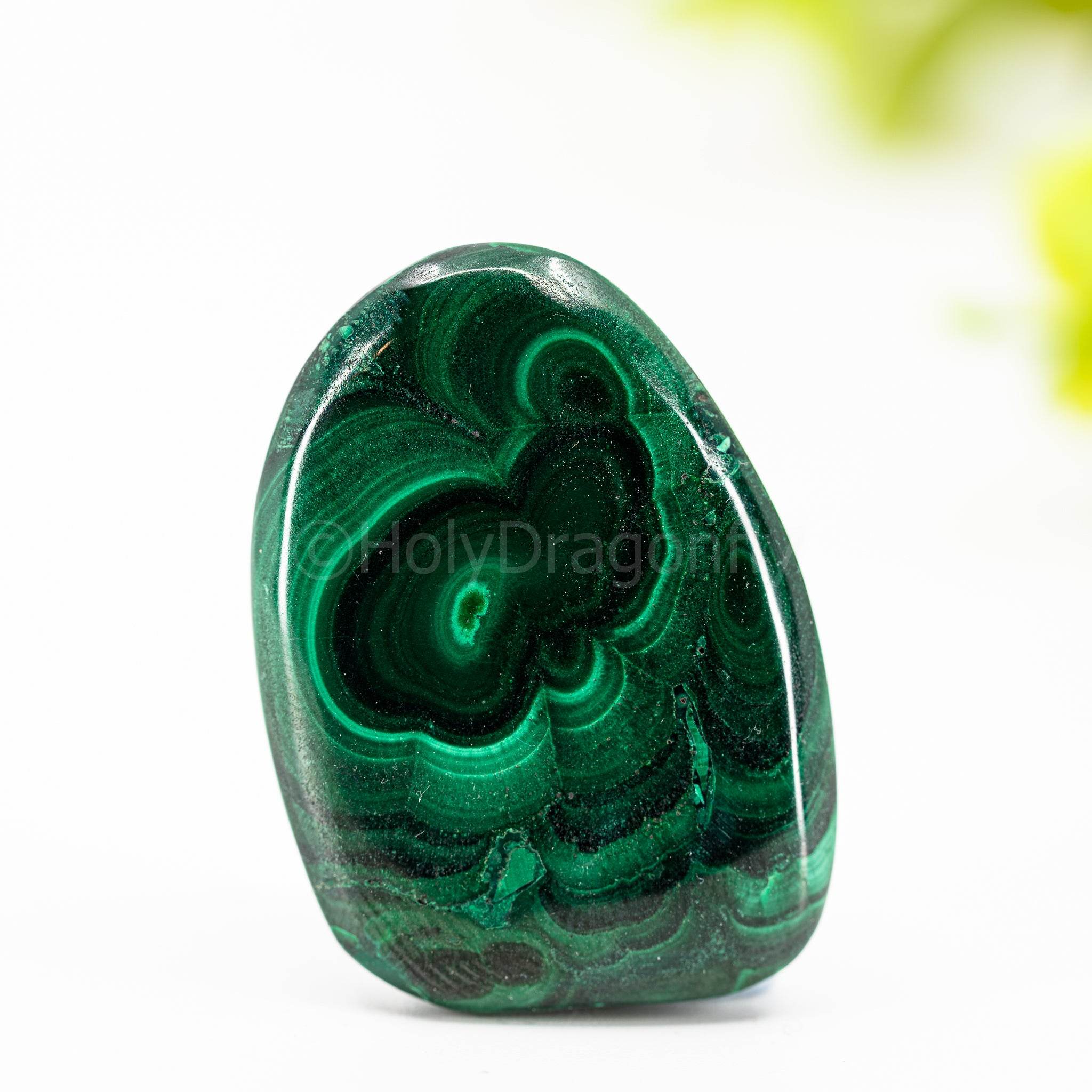 Malachitas natūralus magiškas akmuo (EXTRA )- Holy Dragonfly