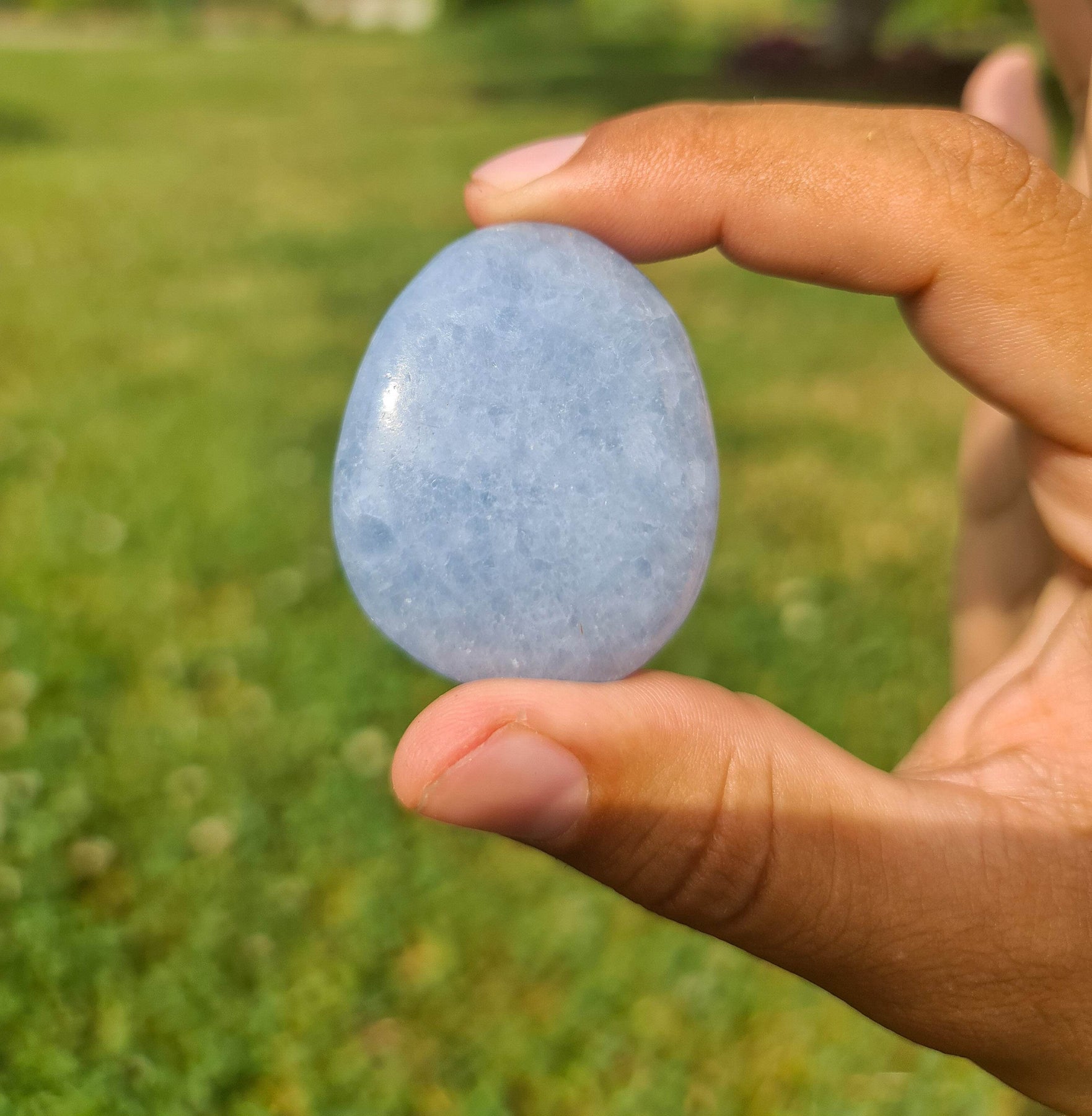 Mėlynas Kalcitas - Magiškas Kristalas - Holy Dragonfly