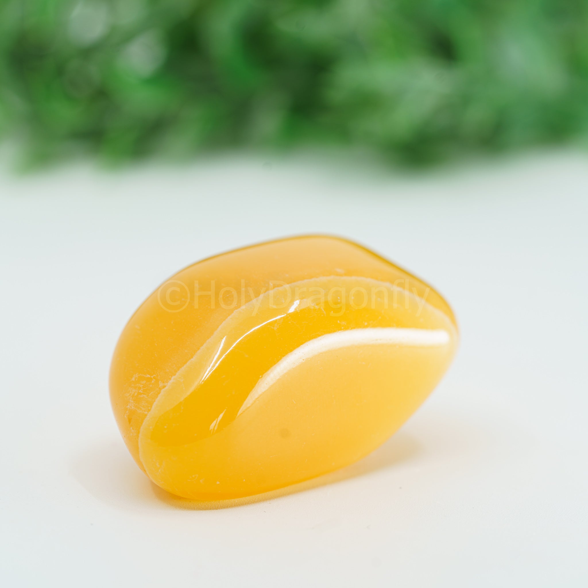 Oranžinis kalcitas "AA" (XXL) Magiškas Kristalas - Holy Dragonfly