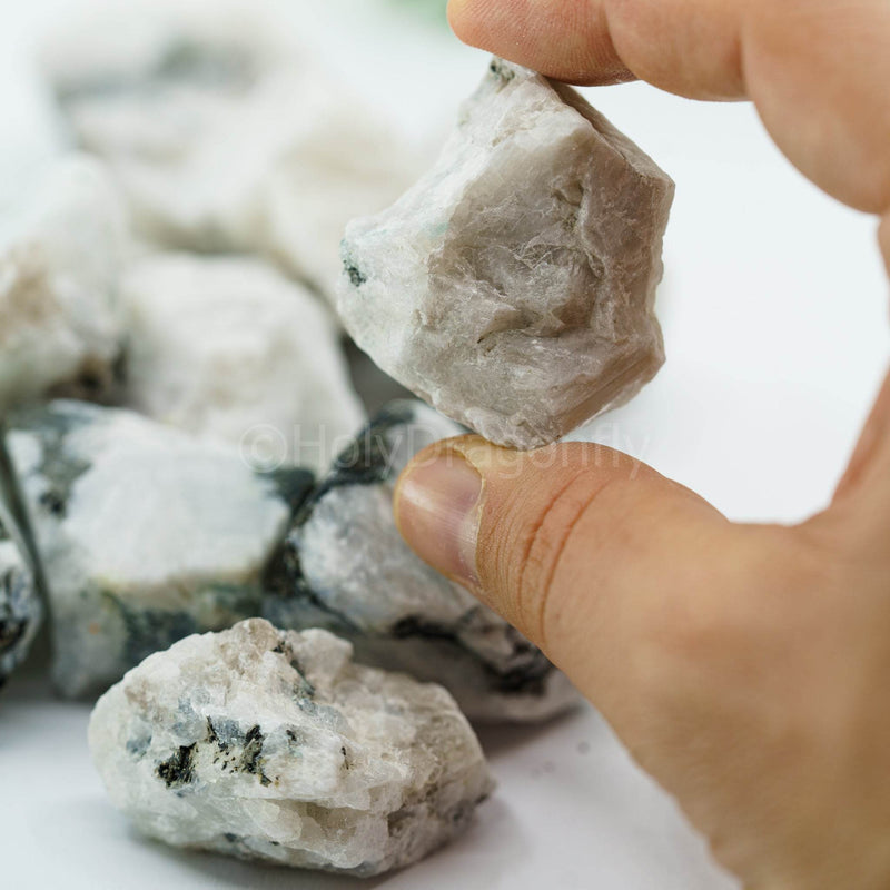 Baltas Mėnulio Akmuo Magiškas Mineralas - Holy Dragfonfly – Holy Dragonfly